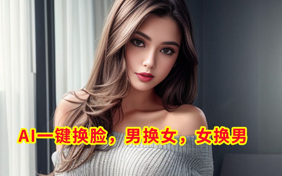 免费一键AI换脸工具视频教程,男换女,女换男