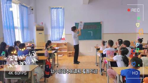 万博幼儿园幼小衔接本周课程!《看图写话》