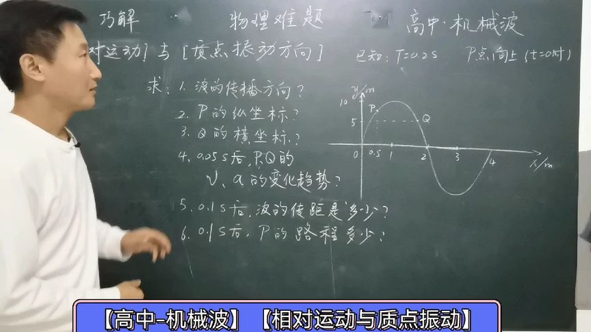 【高中-机械波】【相对运动与质点振动】