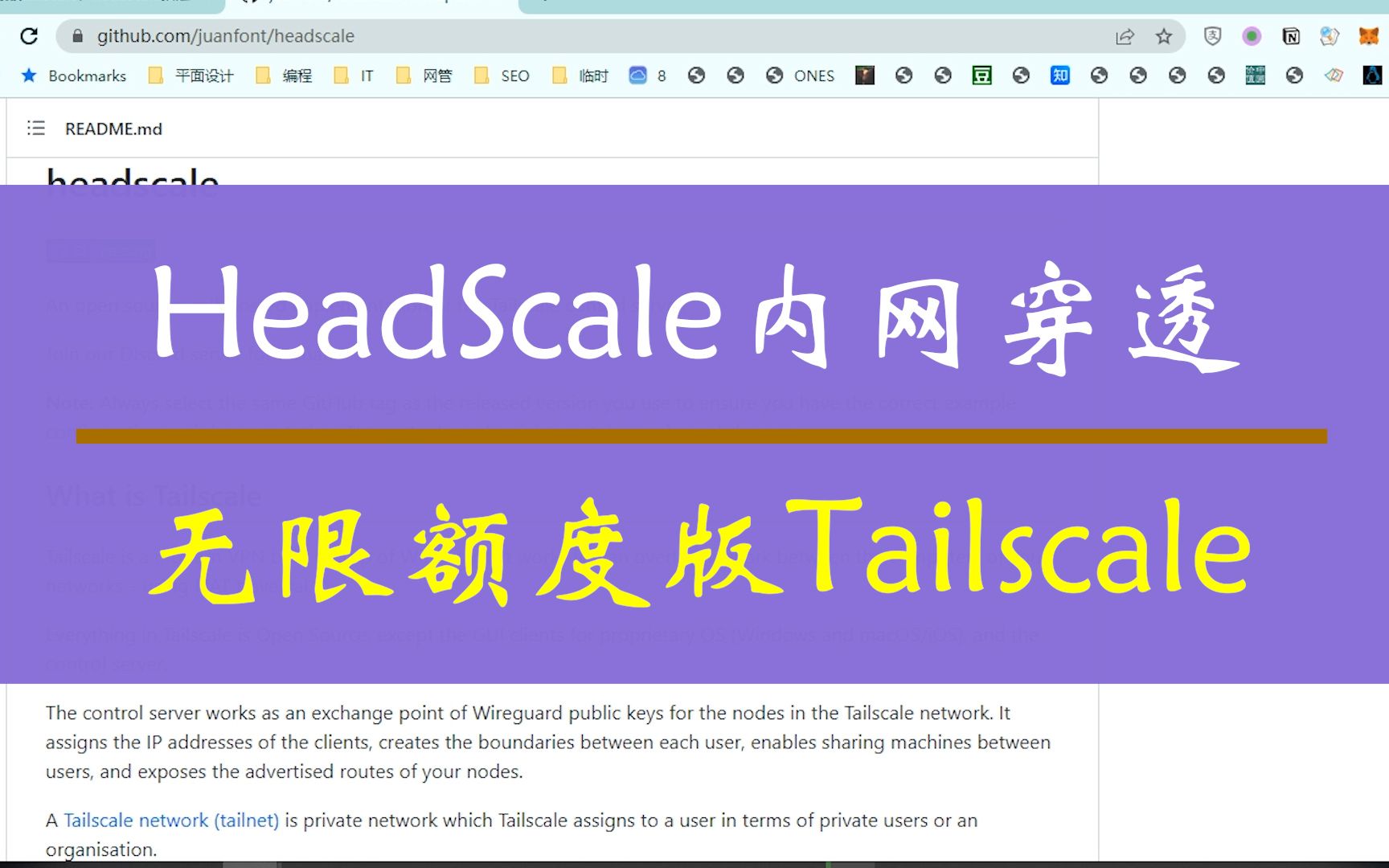 自建内网穿透headscale,免费开源版tailscale无限制使用