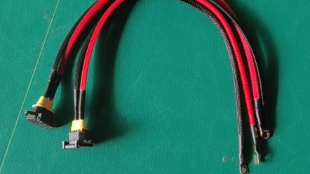 ...口两轮电动车大炮快充线电瓶连接电源输入支持50a #锂电池转换线 #...