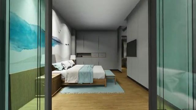 民宿室内漫游,太美#民宿设计#室内漫游动画