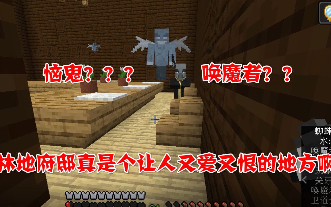 我的世界生存日记28:利用隐身药水二探林地府邸,进了恼鬼老窝