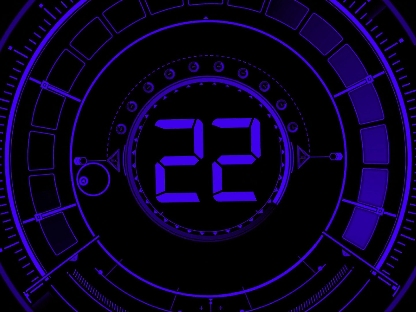 (lt13)科技冷光25秒倒计时(有音乐)视频高清素材