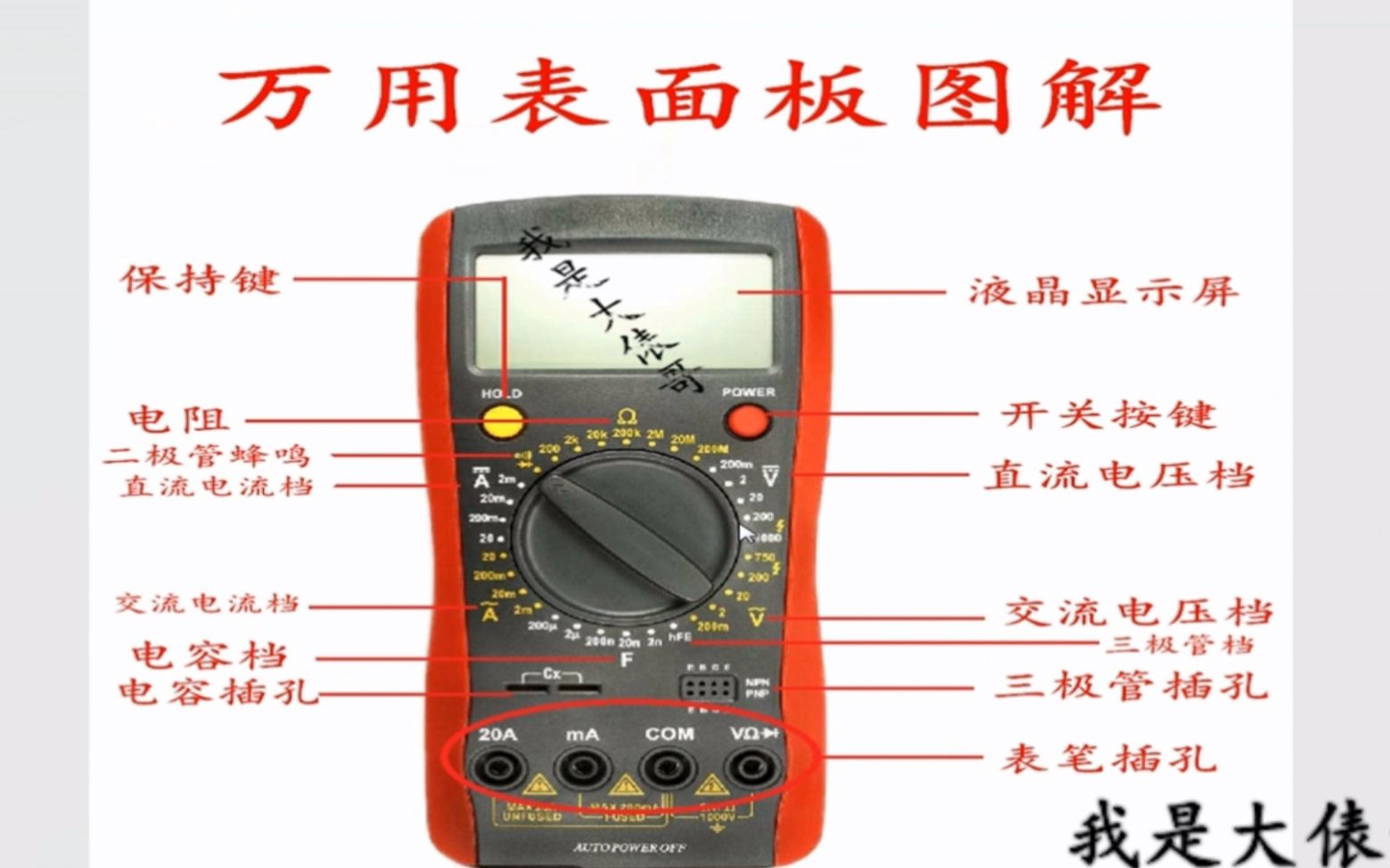 3款万用表的档位介绍,TEMP是什么档位?