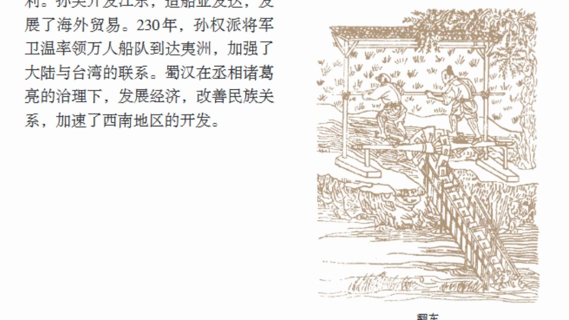 初中历史课本插图出处——翻车 筒车