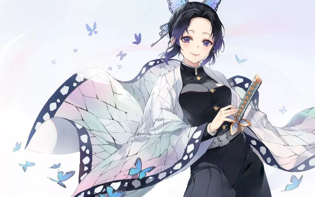 3dmax 零基础新手入门 鬼灭之刃蝴蝶忍角色模型制作 完整版 maya ...