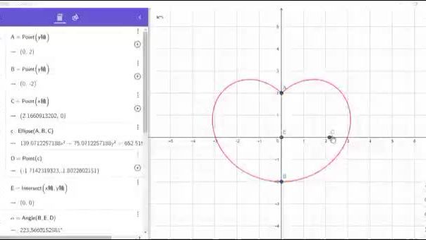 心形线3教学 #geogebra #几何画板 #高中数学 #数学的浪漫 #高数