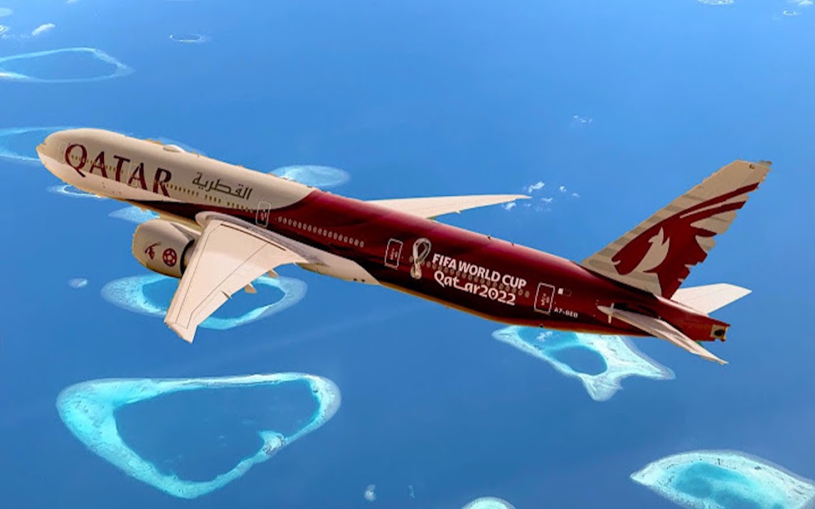 【豪华旅行专家】卡塔尔航空|波音777-300ER|商务舱飞行报告(多哈-...