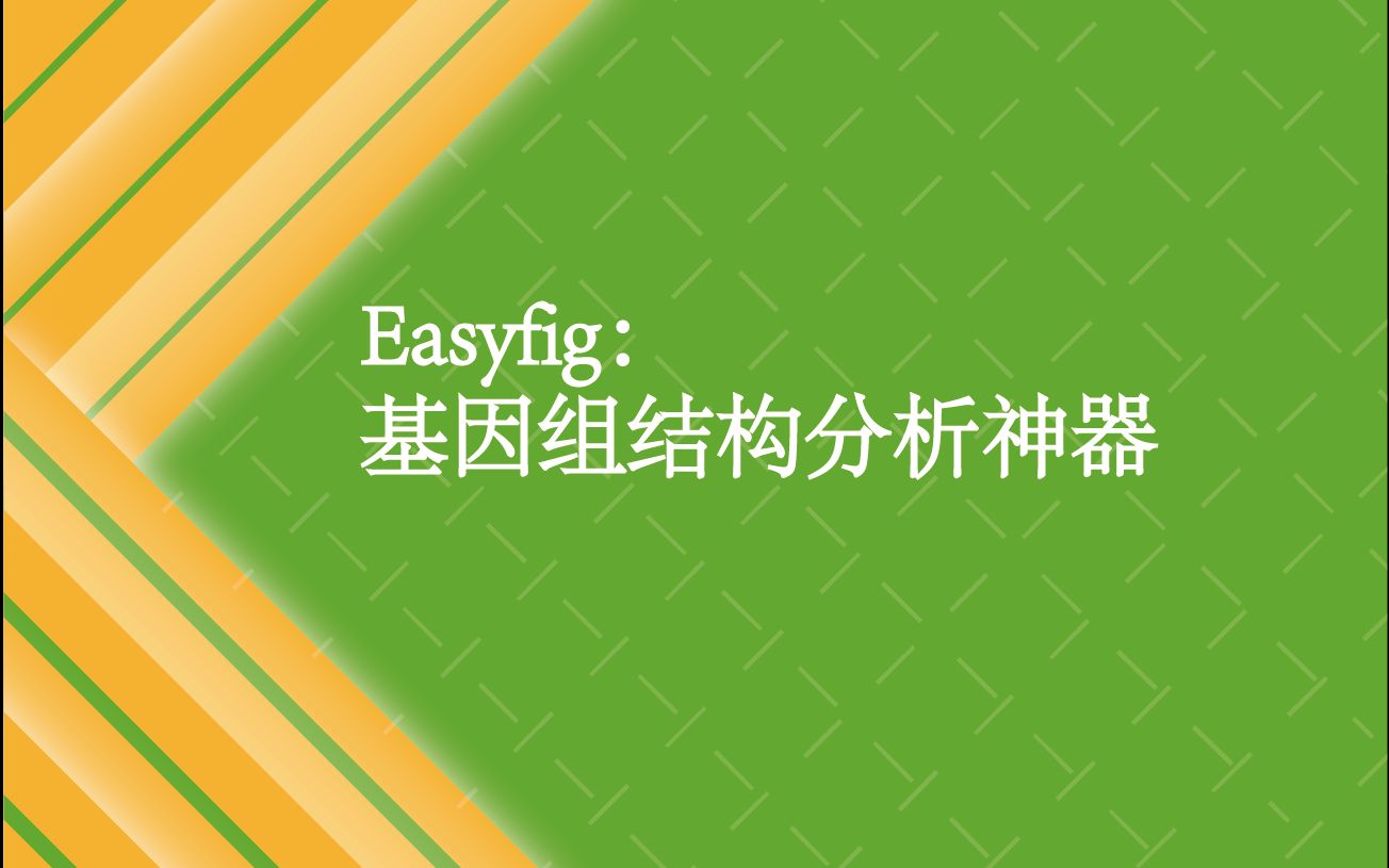 【课程】基因组结构分析神器Easyfig实操精品课