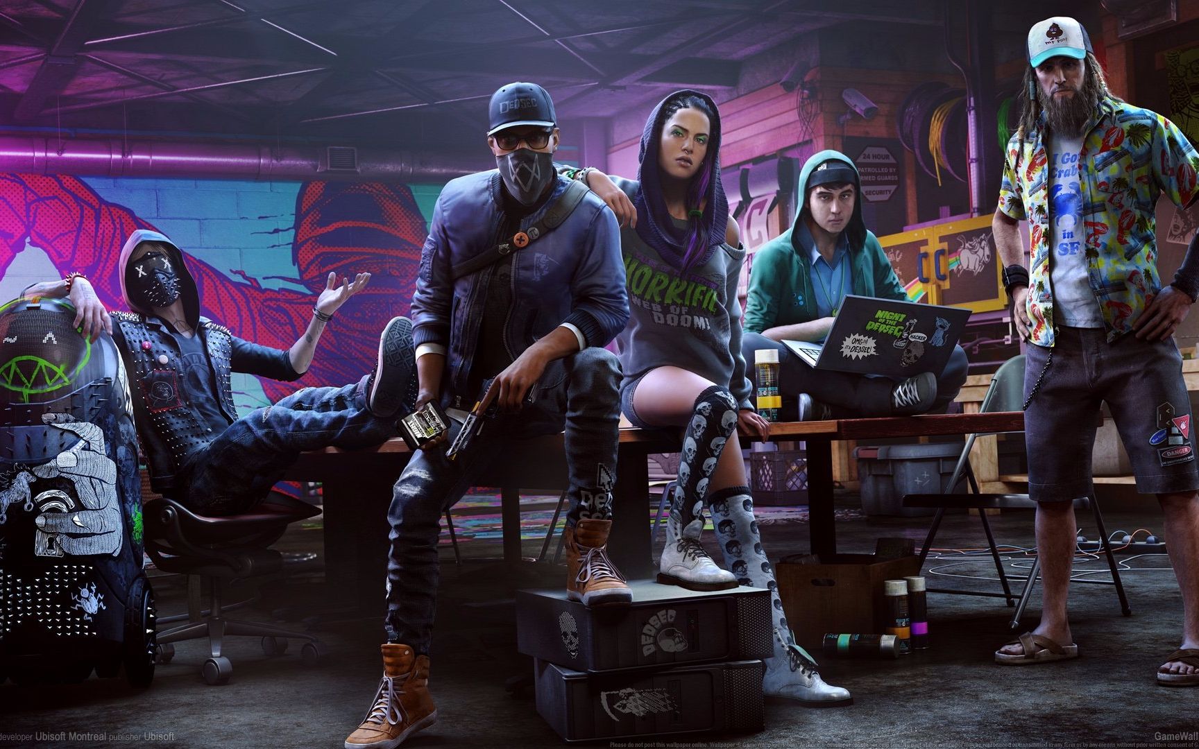 新人玉强-《看门狗2》全视频流程-潜行?没有的。被我活活玩成gta。