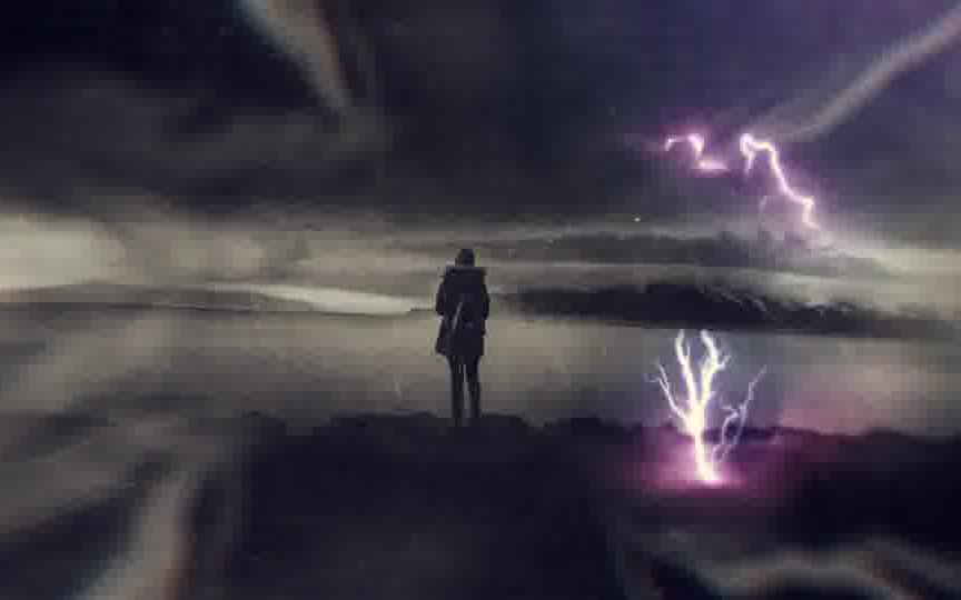 AE模板-暴风眼闪电打雷下雨效果的好莱坞电影预告模板史诗级电影...