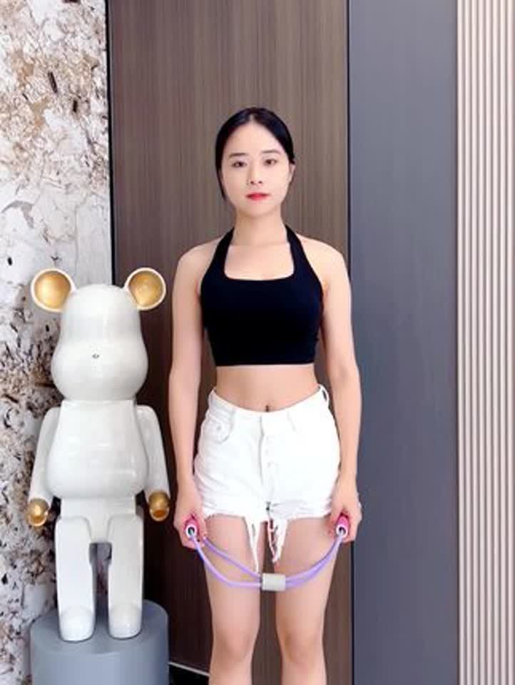 拍了拉力器不会用 收藏这个视频就够了