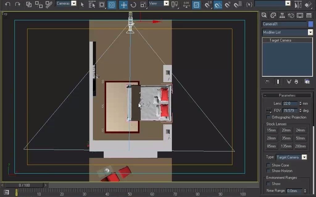 VRAY渲染实例简约卧室08环境天光设置