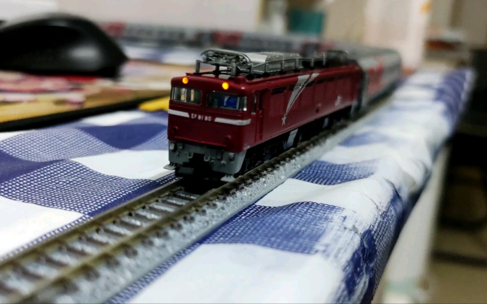 n比例火车模型 EF81牵引 RZD 国际列车莫斯科到尼斯 ls models 78040...
