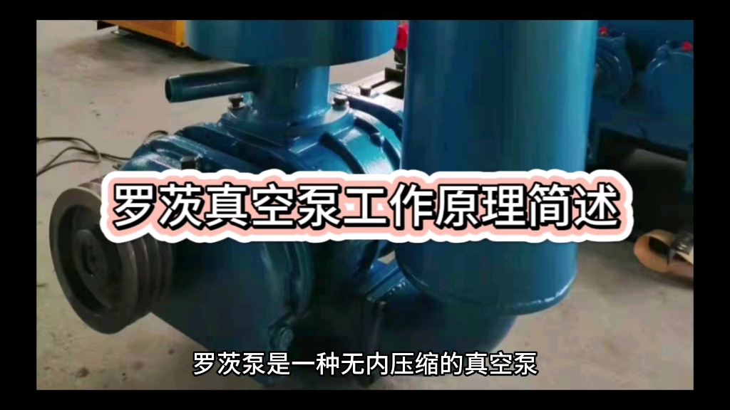 罗茨真空泵工作原理简述