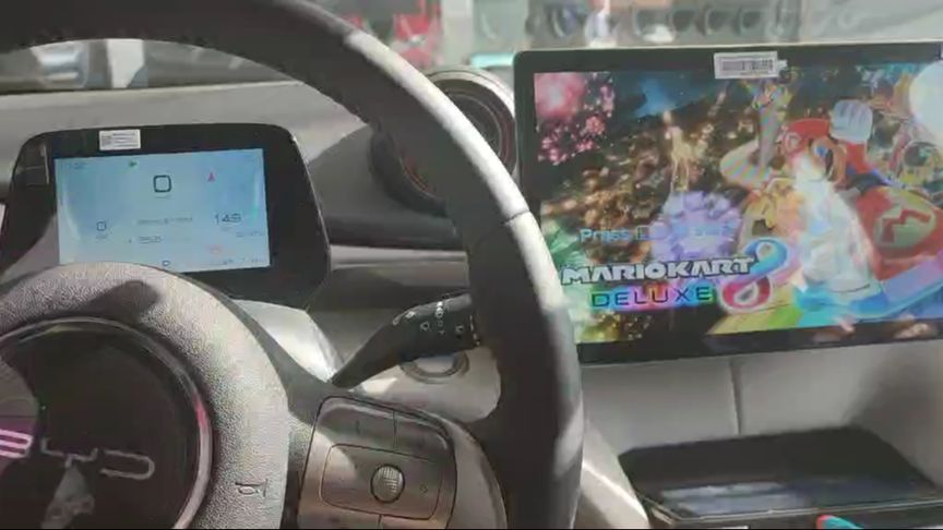 比亚迪海豚车机也可以打switch