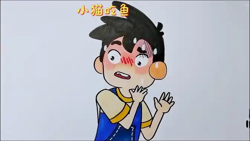 生气,真的会把肺气炸吗,简笔画
