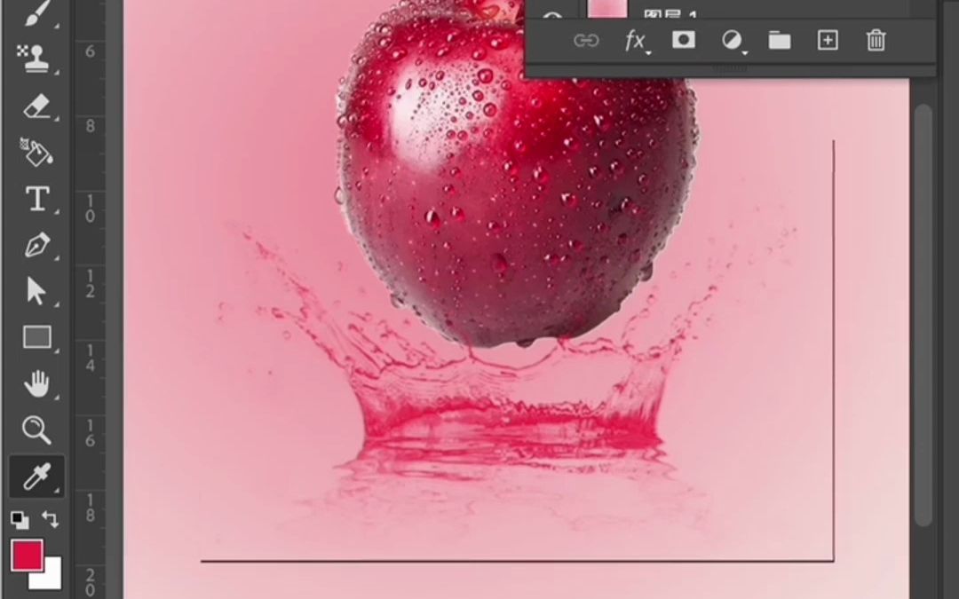 ps水果融合海报这样操作