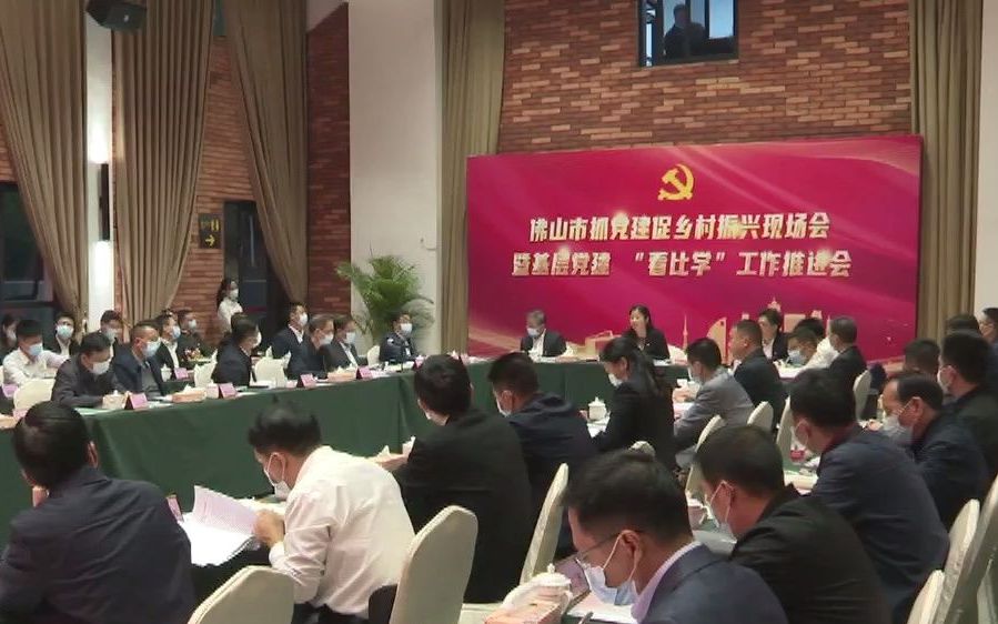 五区“擂台赛 “看比学 佛山扎实开展抓党建促乡村振兴示范区创建