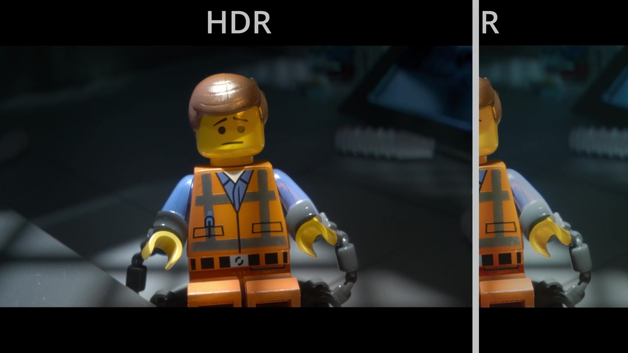 乐高电影 HDR 与 SDR 比较(HDR 版本)