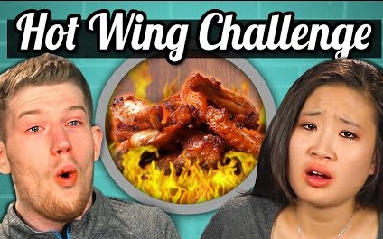 【反应秀#10】外国人首次尝试终极超辣鸡翅～你知道最后怎么了吗?...