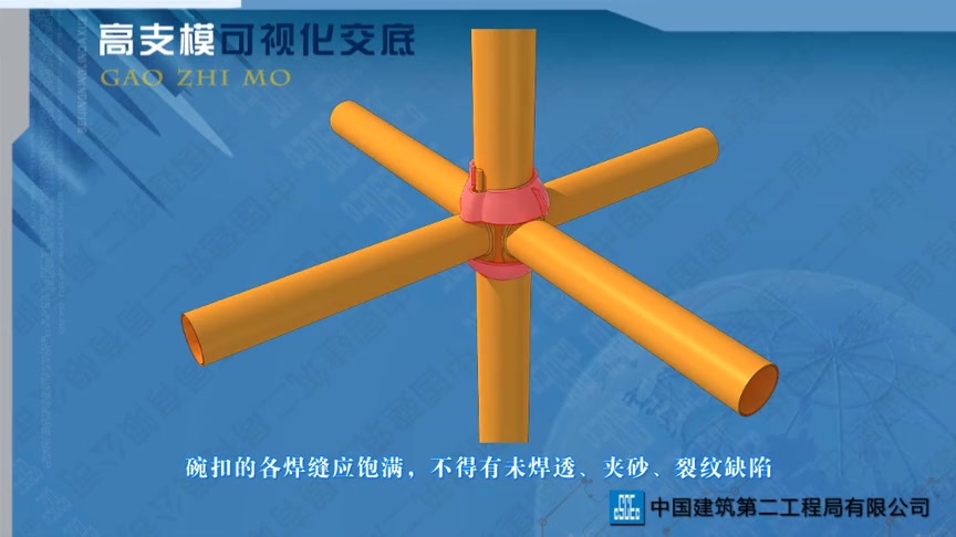 高支模可视化安全技术交底3D演示动画