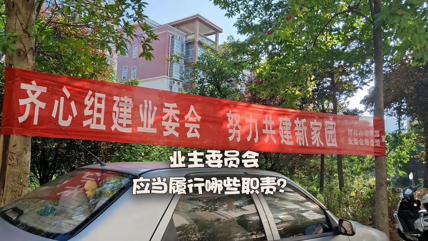 业主委员会应当履行哪些职责? #业主 #业主委员会