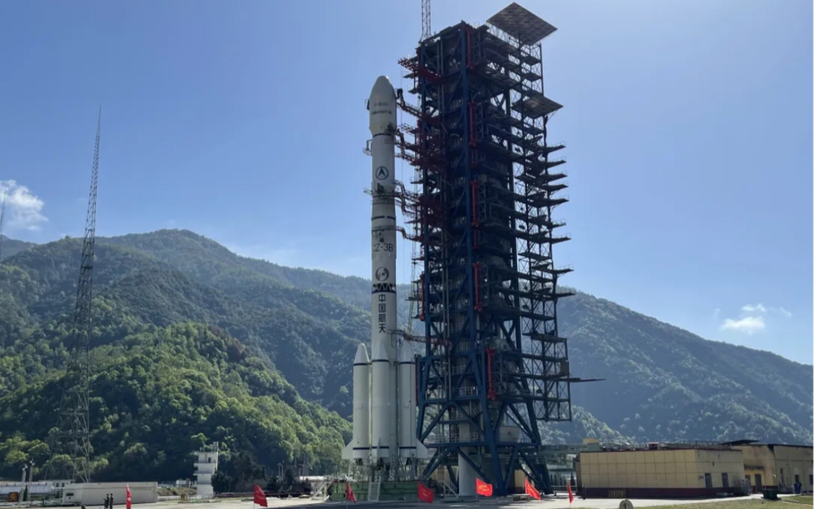 2022.4.15 长征三号乙遥八十九运载火箭成功发射中星6D通信卫星