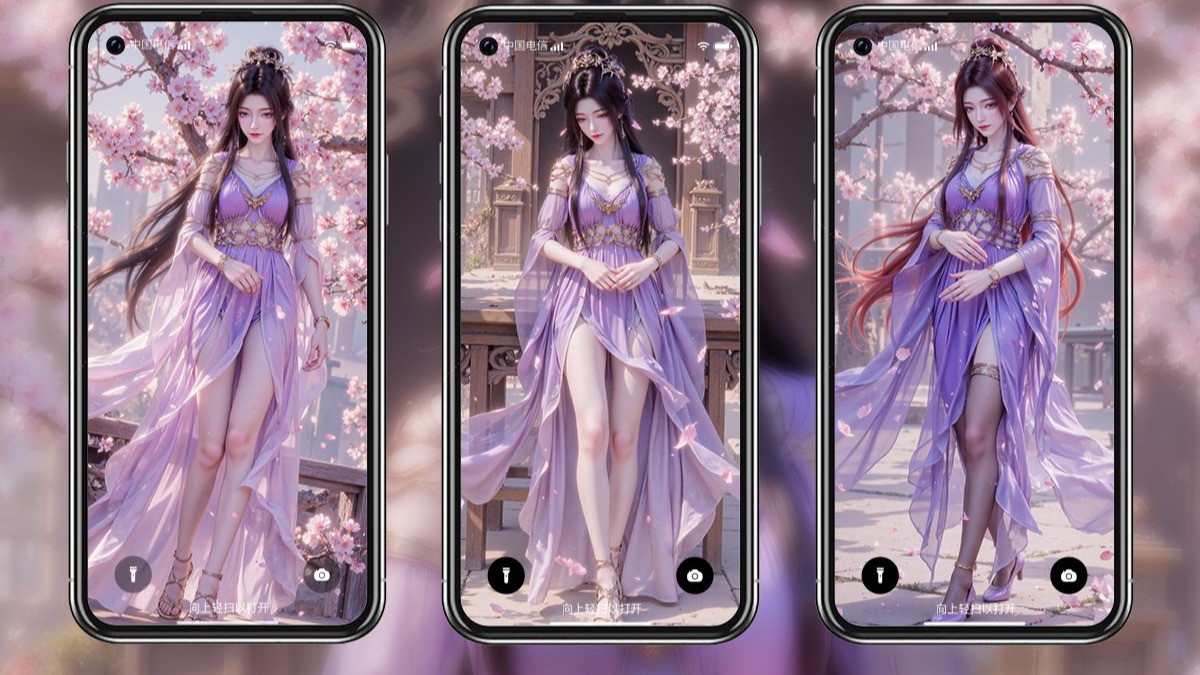 凡人修仙传-紫灵4K竖屏壁纸第二期(适用于手机/电脑/平板)