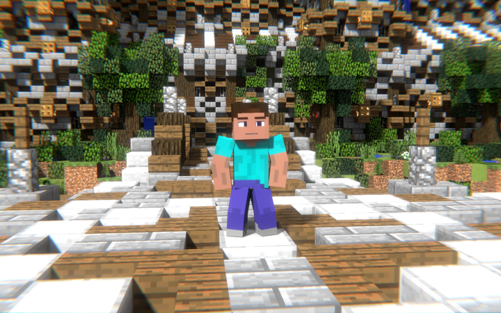 我的世界动画以及渲染图制作