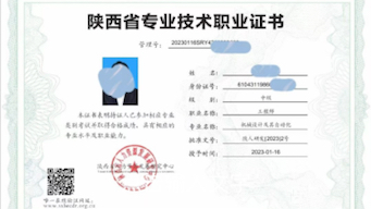 陕西省人力资源发展研究中心初、中、高级工程师证书红头文件+评审...