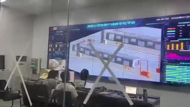 虚拟数字化工厂平台,实现工厂布局规划、仿真、虚拟调试、MES