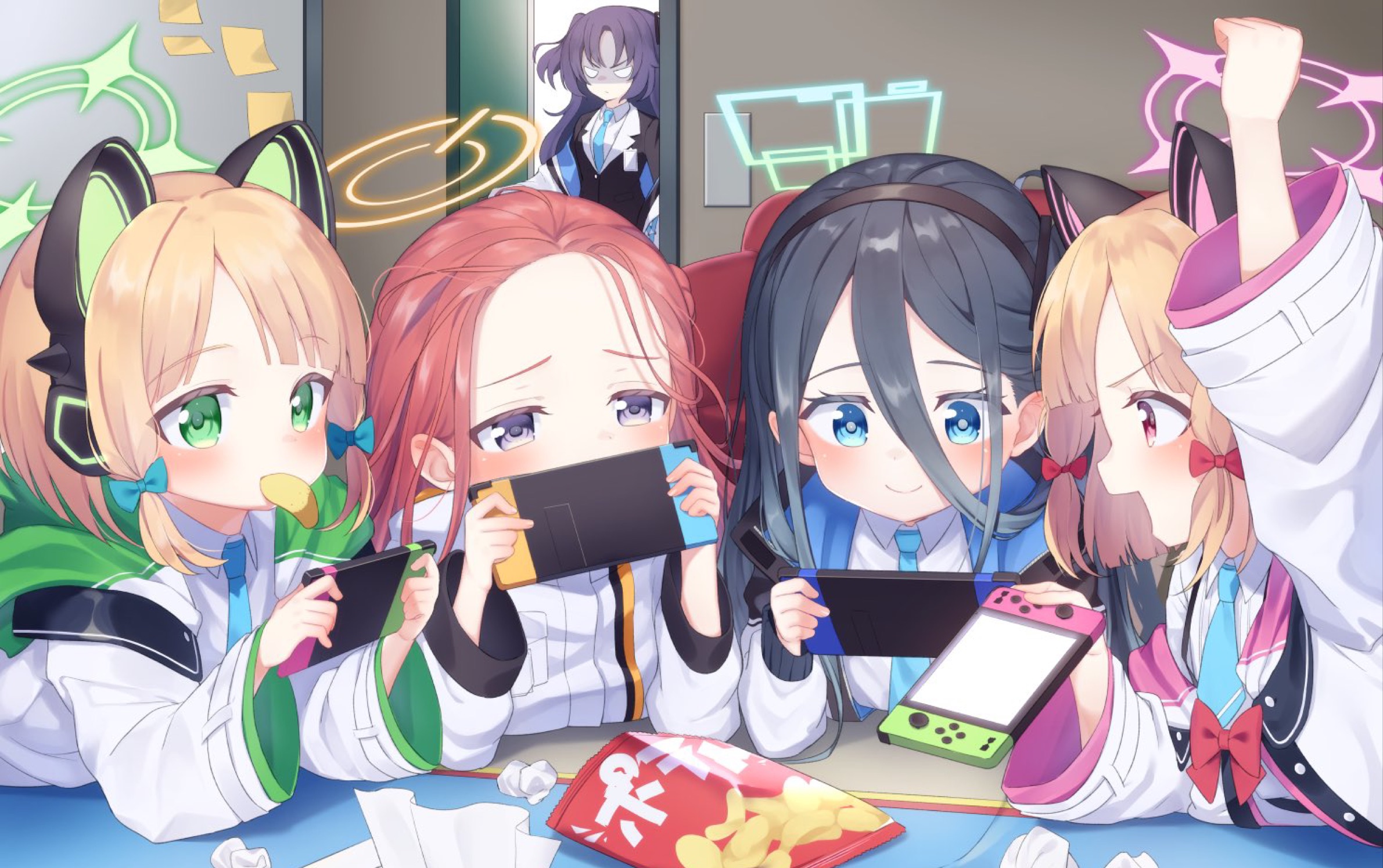 [碧蓝档案][黑白hc]佐仓的跨属性输出XD