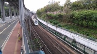 【拍车16】和谐号CRH1型电力动车组 经过