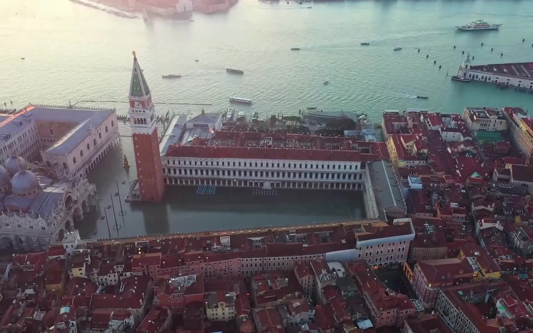 圣马可广场建筑欣赏,意大利威尼斯,教学视频素材。国外建筑欣赏