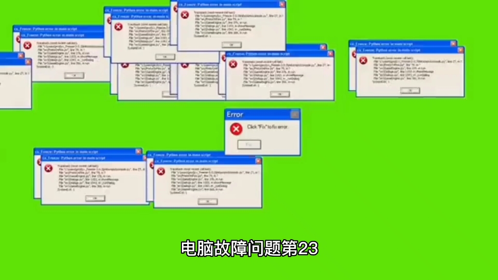 电脑屏幕上出现杂乱图像或者白线条,怎么处理呢?