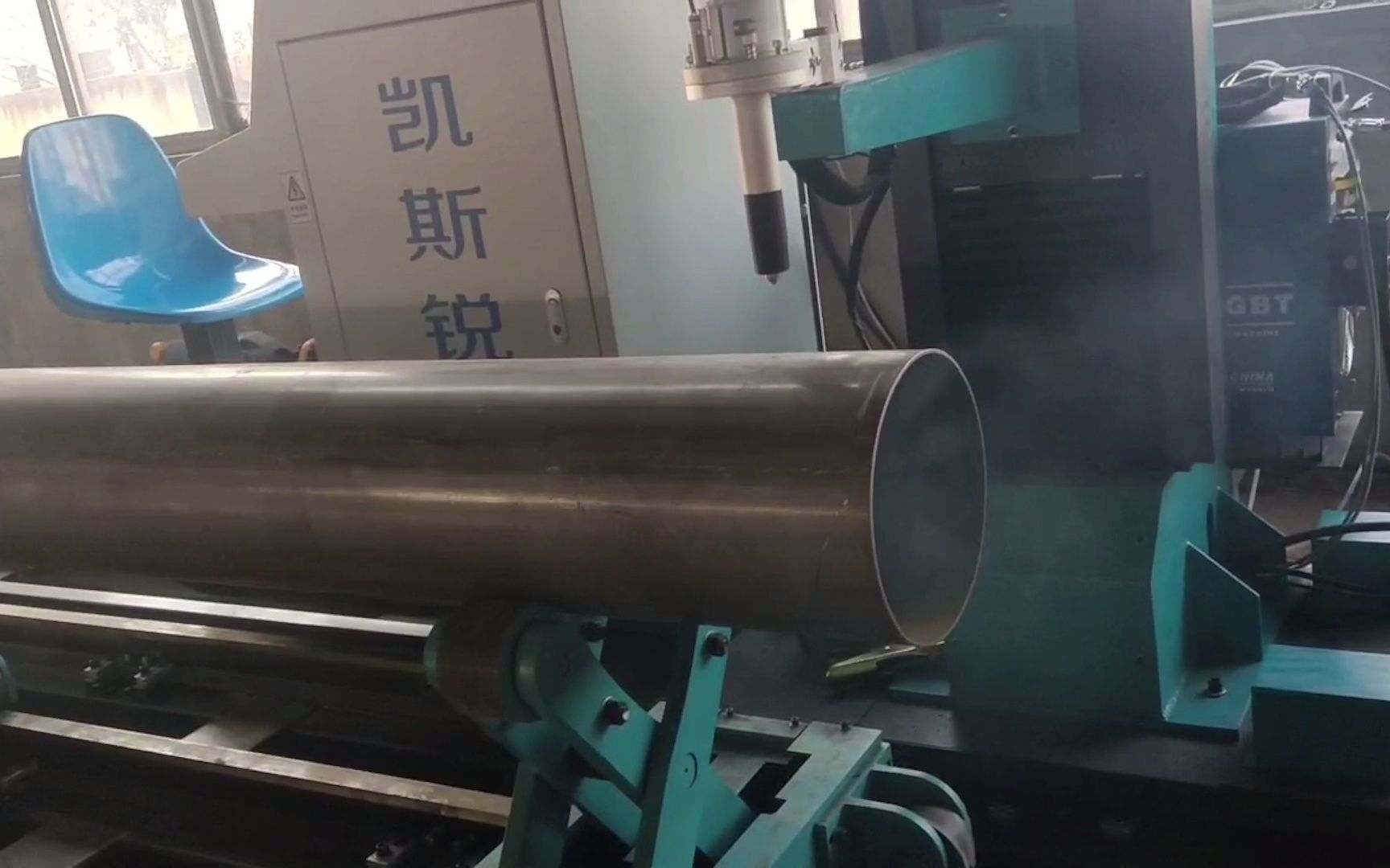 凯斯锐相贯线切割机客户使用案例钢结构行业使用