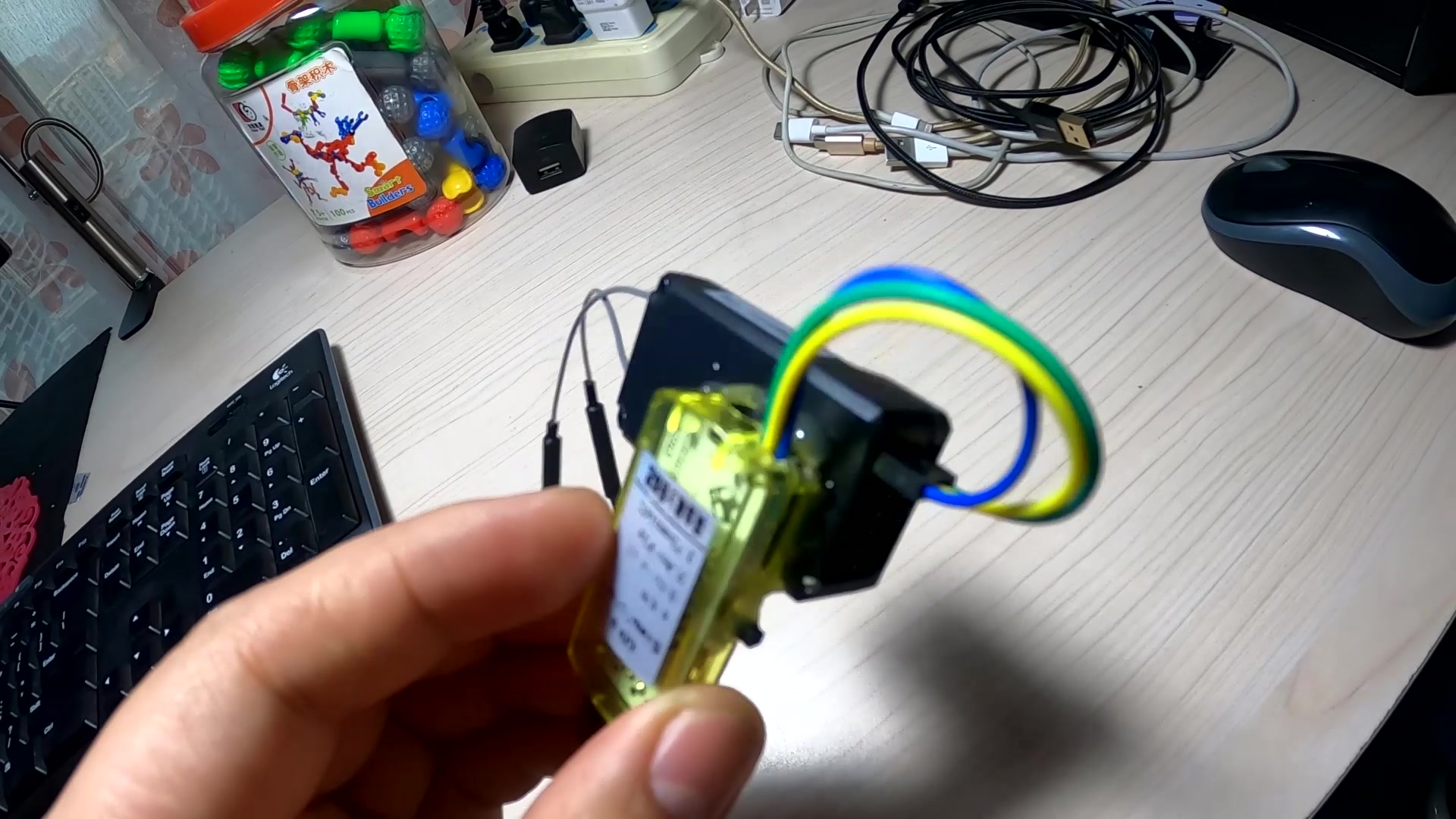 VLOG (有线模拟器加密狗+FS-IA6B接收机)巧妙制作无线加密狗,告别...