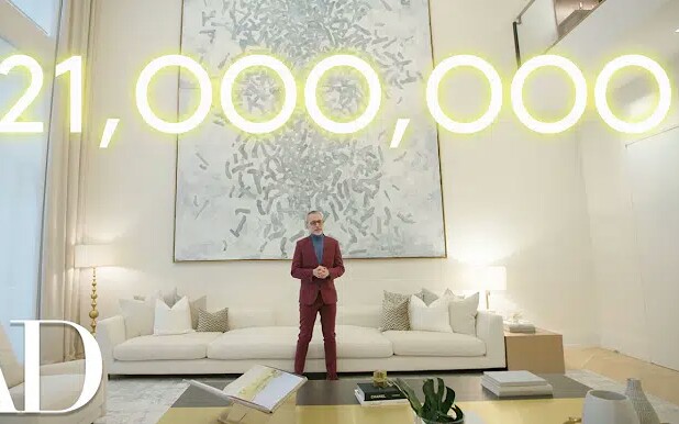 【开眼界】纽约市价值2100万美元的别墅里面是什么样的~