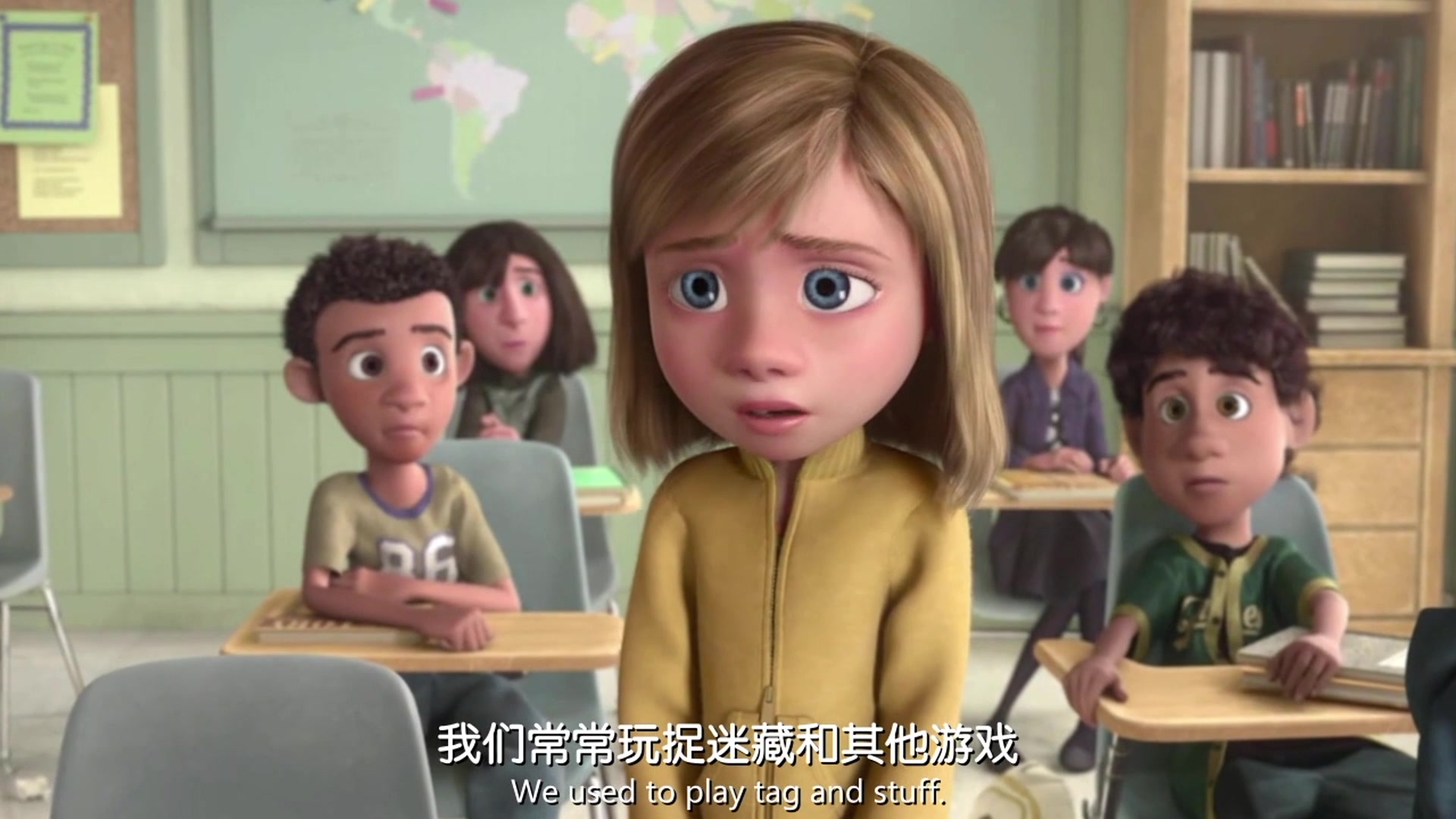 《头脑特工队》2分42秒 5-7人 英文配音视频素材 消音视频素材【中...