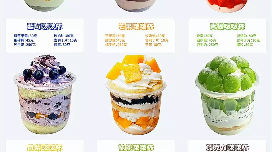 【摆摊副业】7 款啵啵杯全流程教学!低成本高颜值甜品制作指南(附配方)