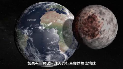 如果有一颗比月球大的行星突然撞击地球,将会发生什么?