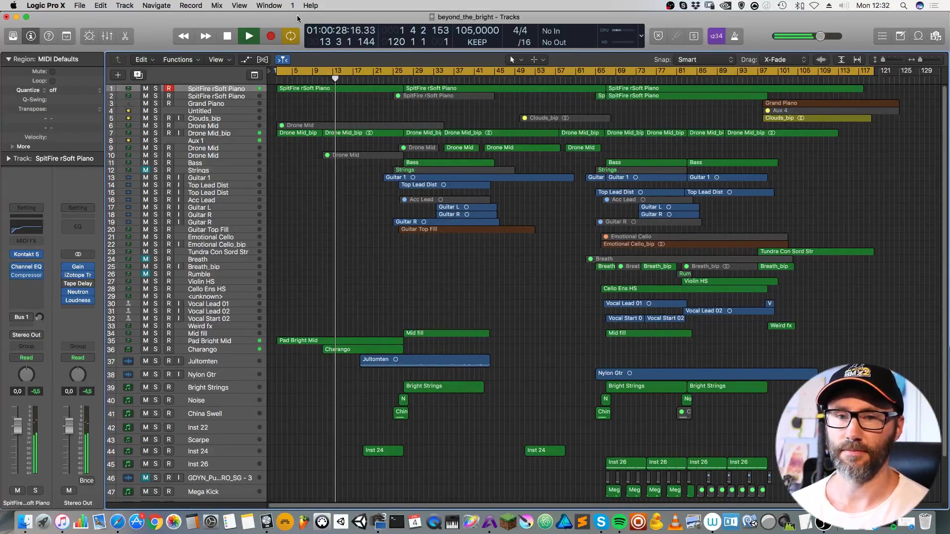 如何在Logic Pro X里写一首后摇
