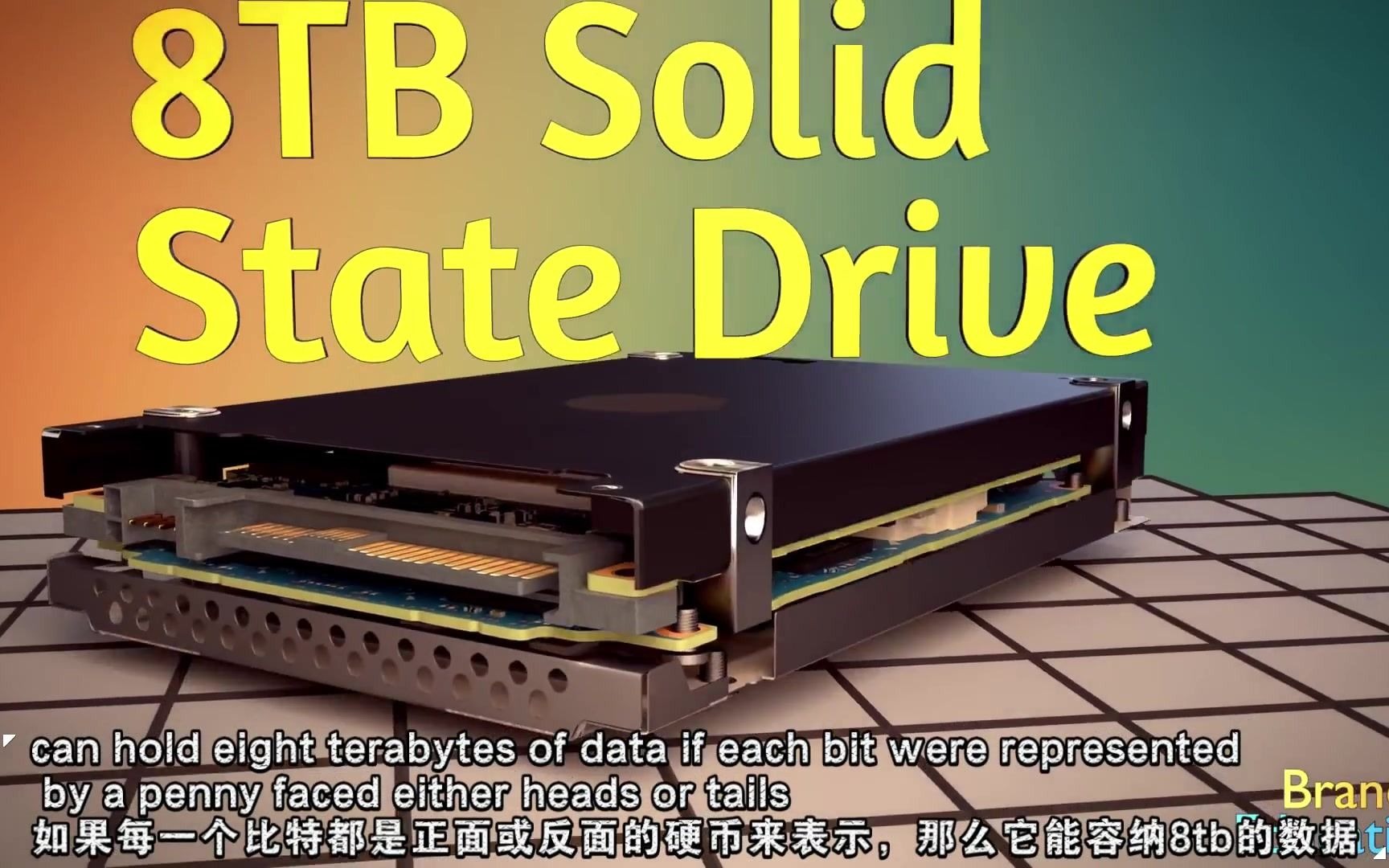 SSD 固态硬盘如何存储8TB 数据