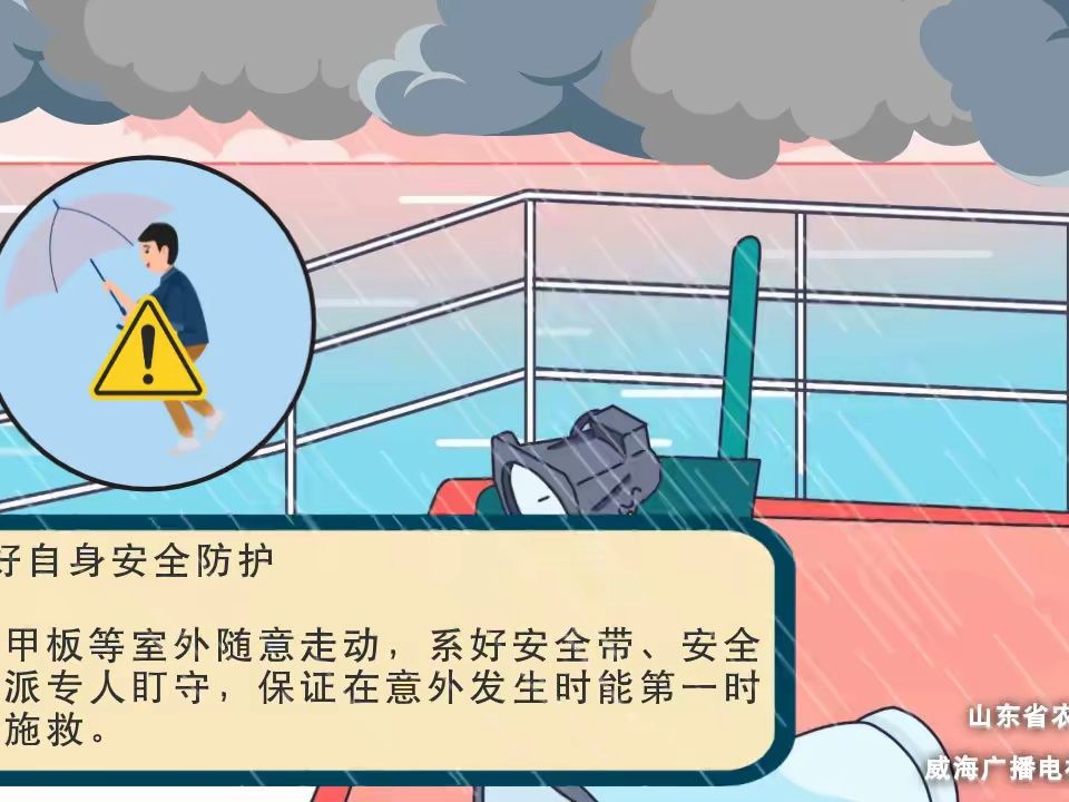 渔业安全生产“百日攻坚”行动宣传专栏一:如何防范强对流天气带来...