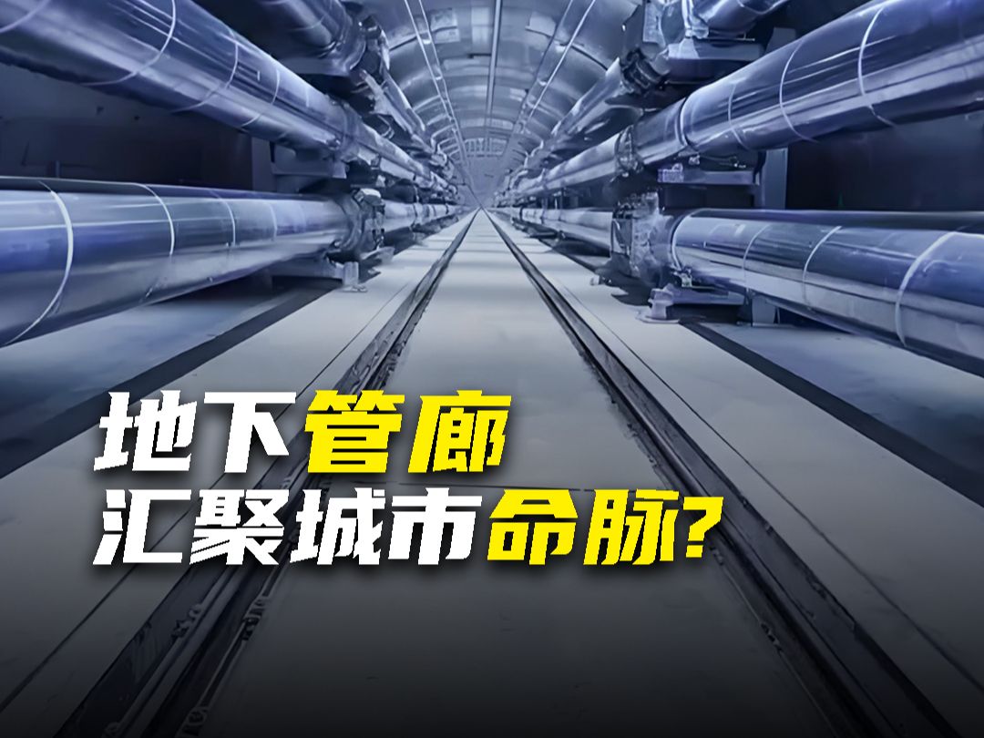 地下管网汇聚管廊,如何守好城市命脉? #管廊 #管廊施工 #城市生命线 #...