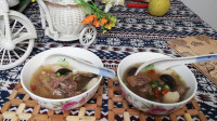适合秋季食用老鸭山药汤 不油腻 原汁原味的鲜美 全家人都爱喝