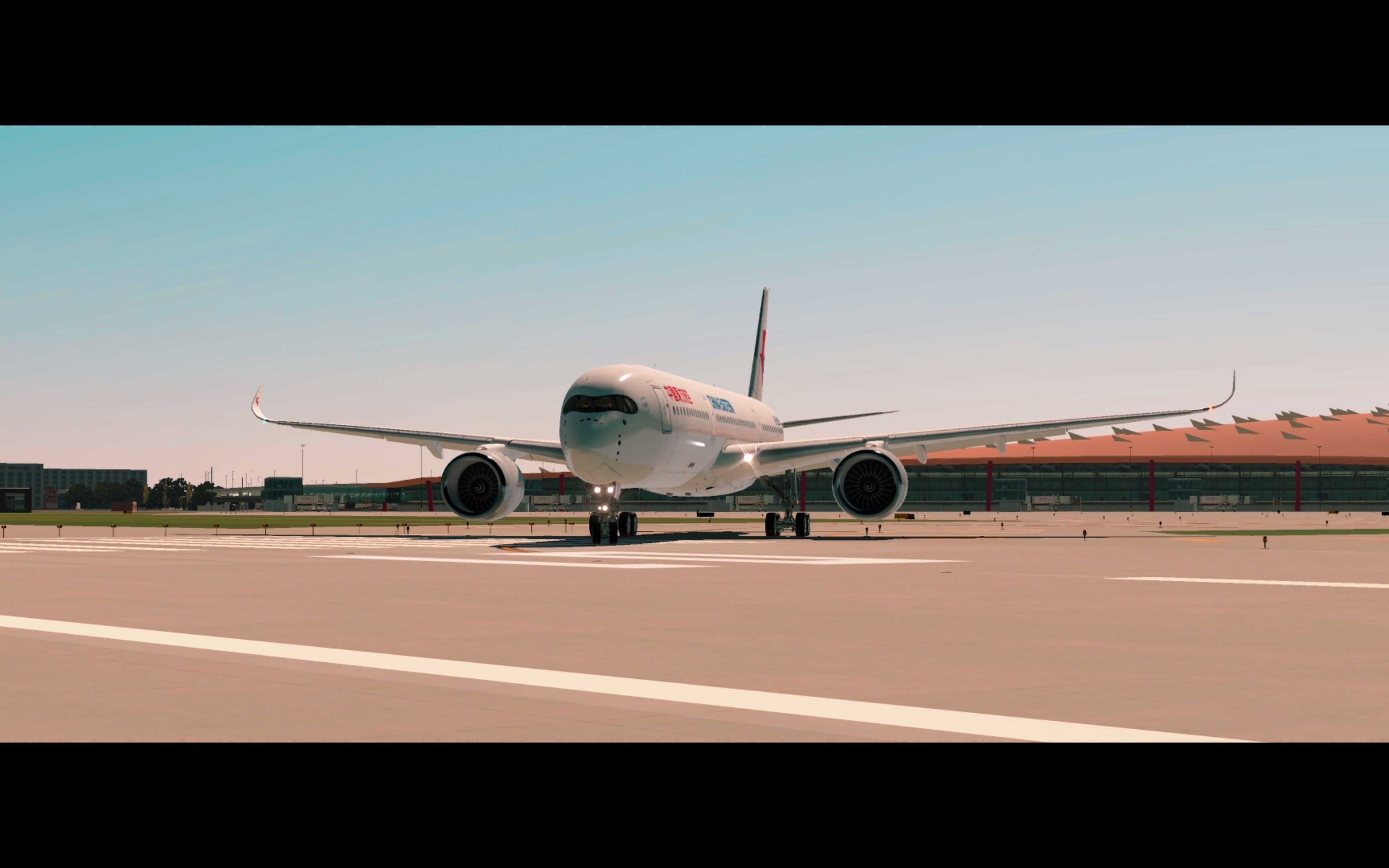模拟飞行XP11[33] 空客A350首飞成功 Xplane11 机场地景 飞机涂装x-...