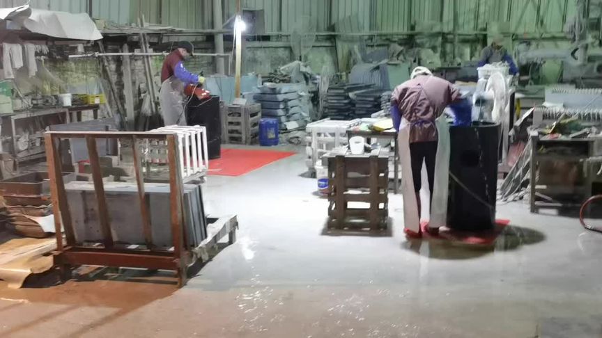 天然大理石一体盆,加工打磨工艺制作,好用更实用!#洗手盆